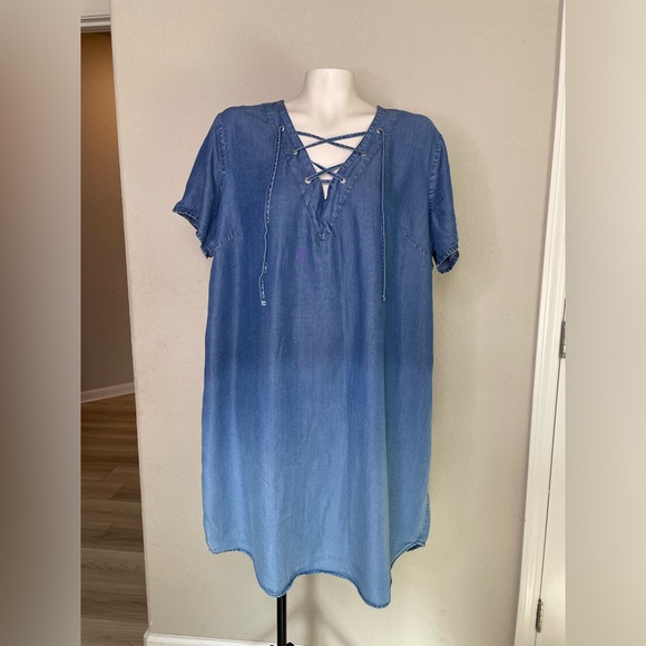 new directions | Dresses | New Direction Weekend Womens Denim Tunic Xl ...